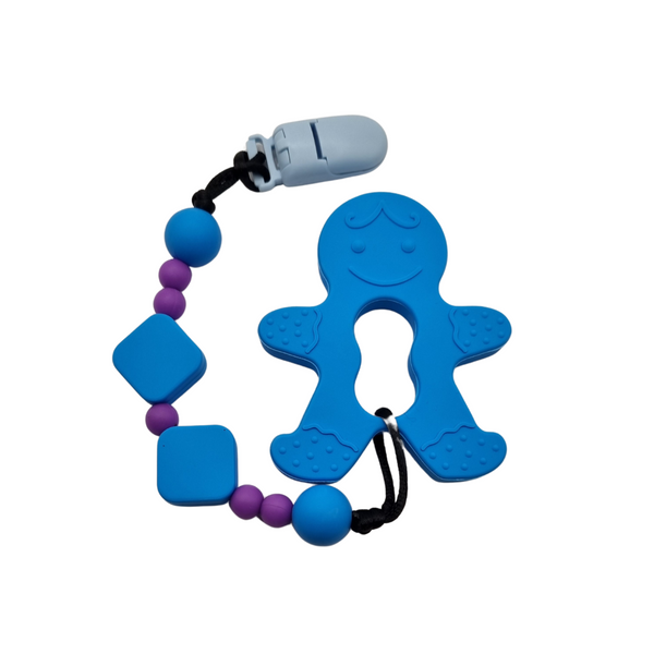 Easy Attachable Beaded and Blocked Chain with Gingerbread Man Sensory ...